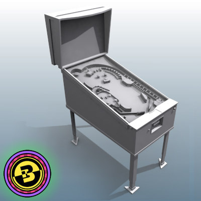 pinball ball 3d model