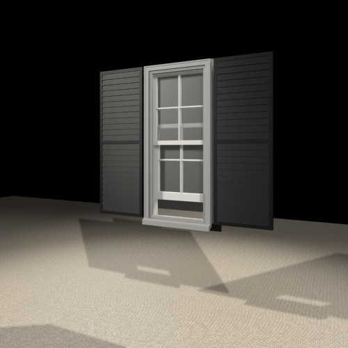 3ds max gothic window