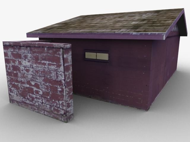camp latrine 3d model