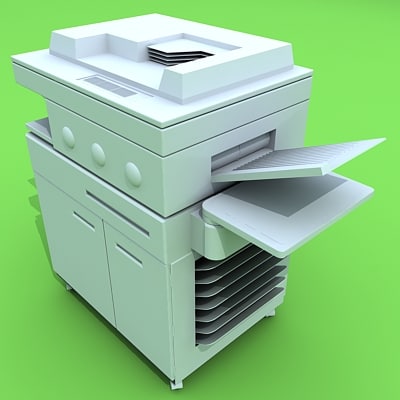 modelo 3d Fotocopiadora - TurboSquid 267673