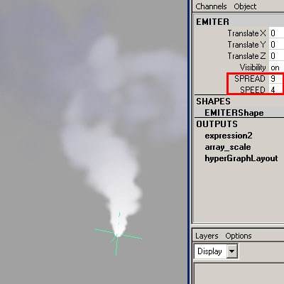 realistic smoke particles 3d model