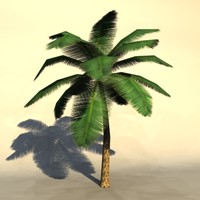 3d tropic level ps2 trees bushes model