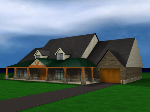 Ranch House 3D Models for Download | TurboSquid