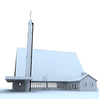 modern church building max
