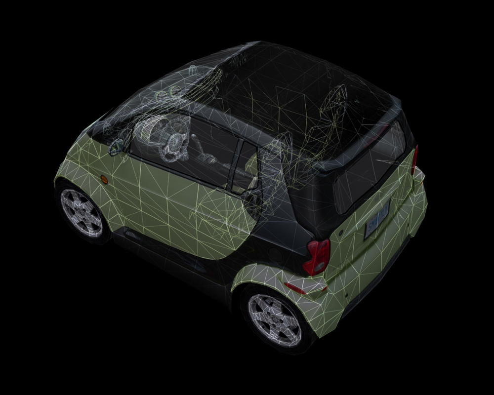 smart fortwo 3d model
