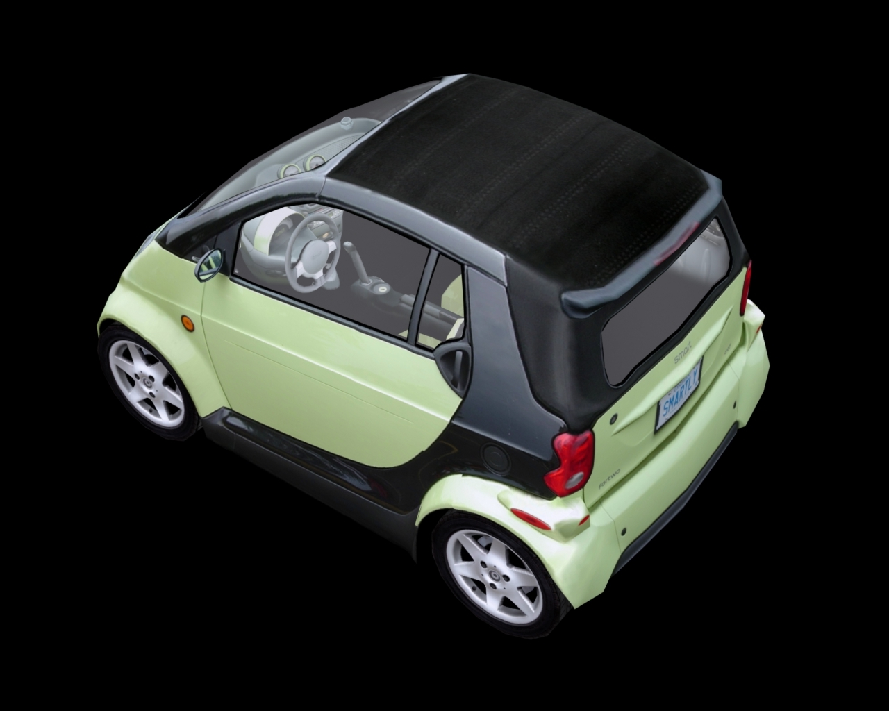 smart fortwo 3d model