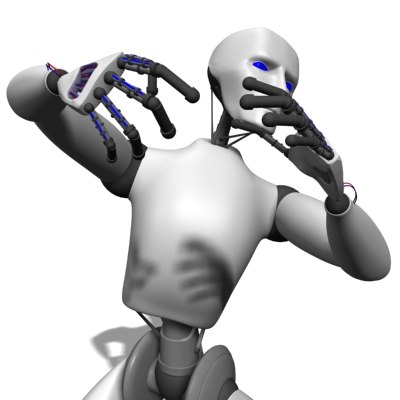 robot virus 3d model