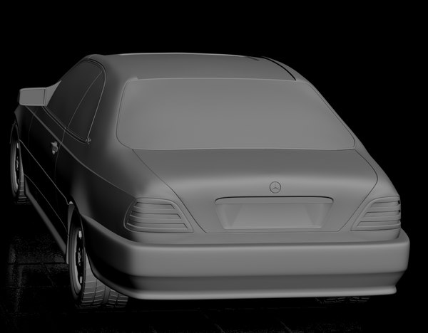 3d mercedes car model