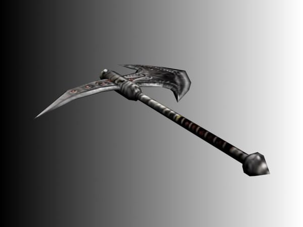 weapons mmorpg rts 3d model