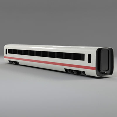 ice train locomotive 3d model