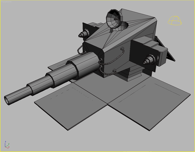 3d box trap turret