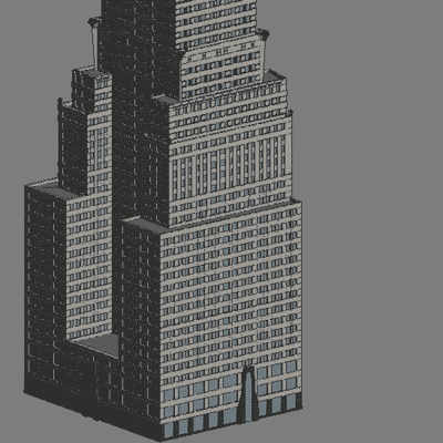 3d chrysler building model