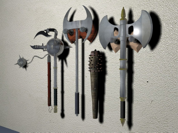 weapons flail knuckle dagger x