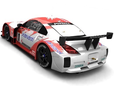 3d model nissan 350z xanavi jgtc