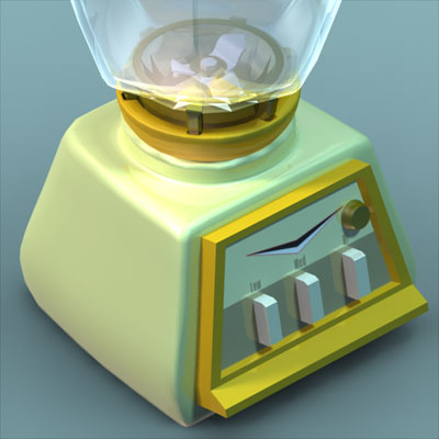 3d model retro blender