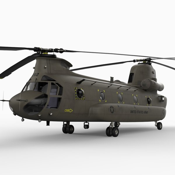 marine helicopter chopper 3d model