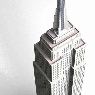 empire state building 3d model