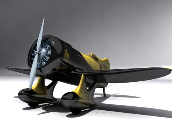 Engine Gee Bee Z 3d Model 1946