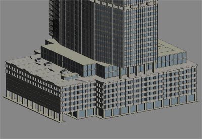 3d model metlife building