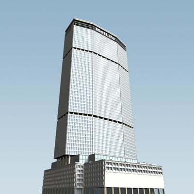3d model metlife building