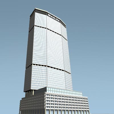 3d model metlife building