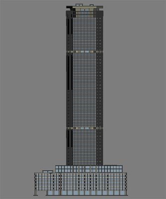3d model metlife building