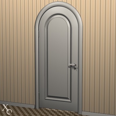 3d model interior door