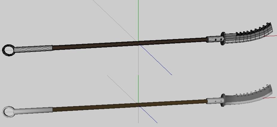 3d model chinese 9-ring kwan dao