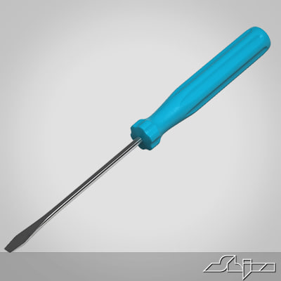 3ds max screwdriver screw driver