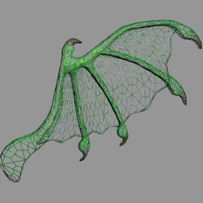 dragon wing 3d model