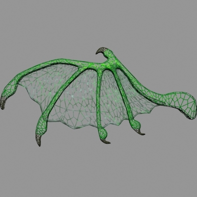 dragon wing 3d model