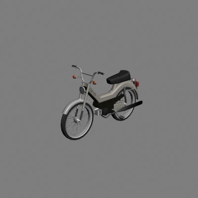 moped 3d model