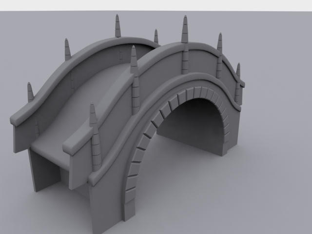 3d bridge model