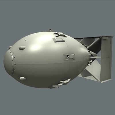 3d model atomic bomb