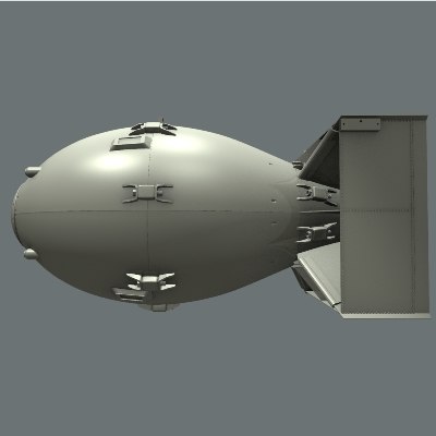 3d model atomic bomb