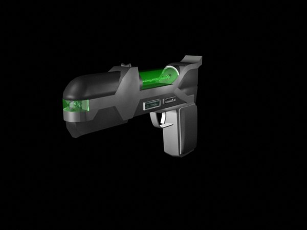 free laser gun 3d model