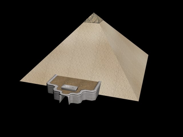 3d pyramid model