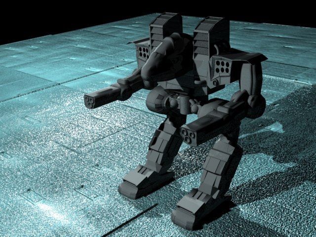 mech assault 3d model