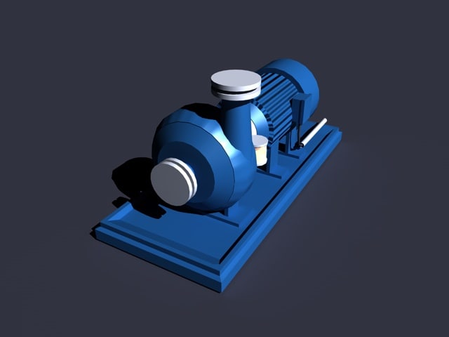 3d model pump