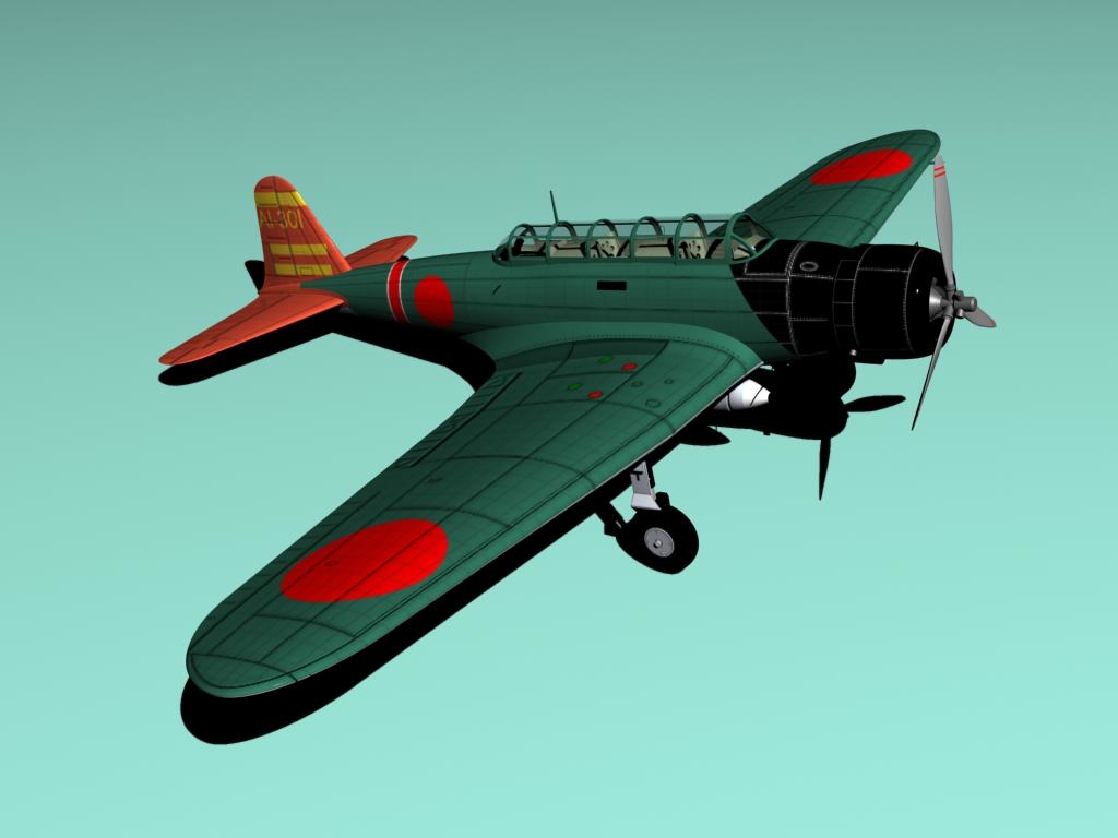 3d model kate b5n2 nakajima