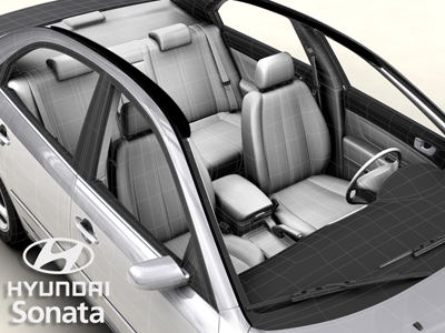 car interior 3d model