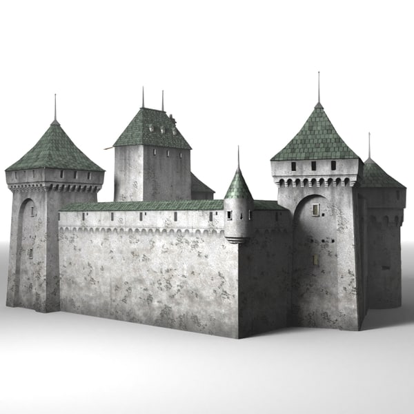3ds max castle fantasy