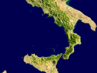 italy terrain maps 3d model