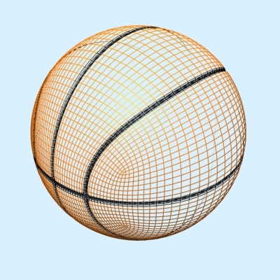 3d basketball basket ball model