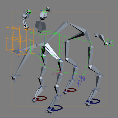 cute pig animation 3d model