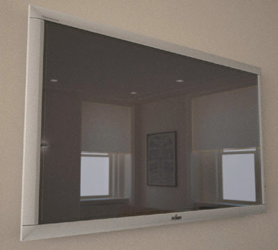 3d fujitsu plasmavision television plasma model