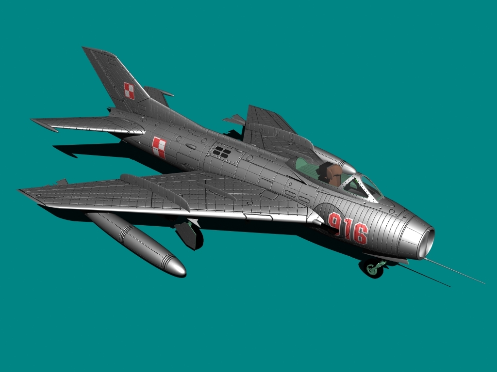 3d mig 19 model