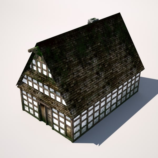 3d model medieval building