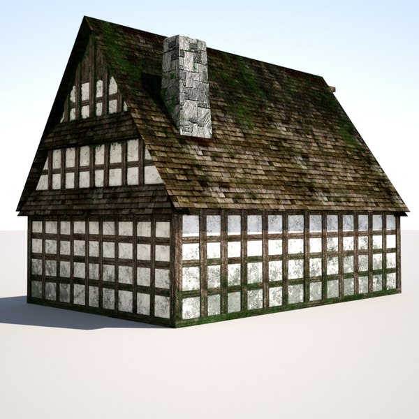 3d model medieval building