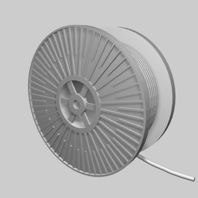 cable reel 3d model